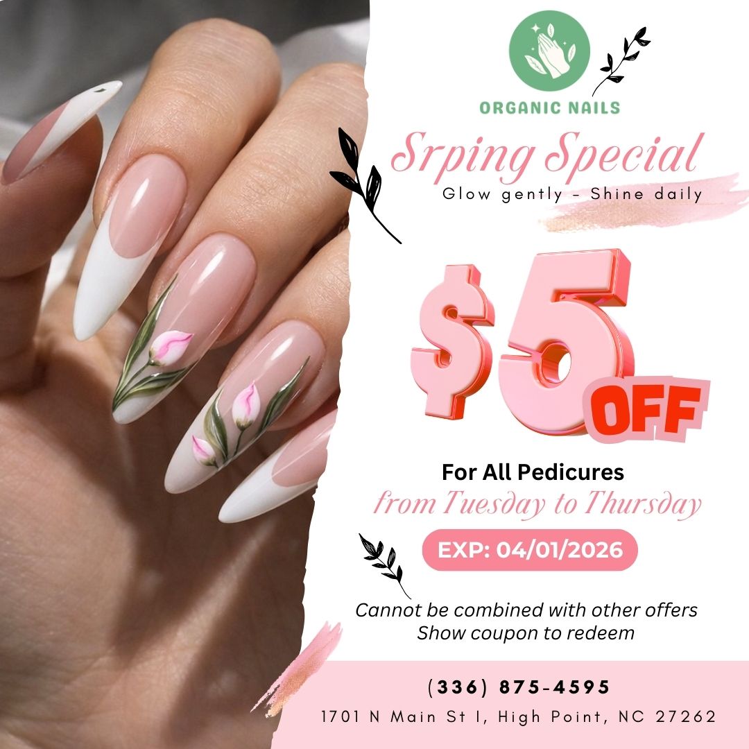 Organic Nails Salon In High Point, NC 27262