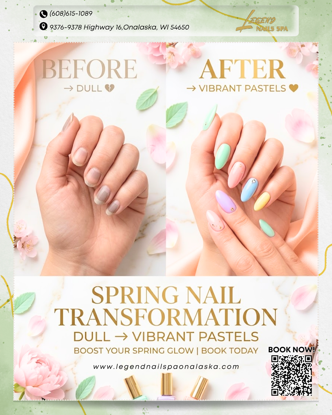 Legend Nails Spa | Top-Rated Nail Salon in Onalaska | 9376-9378 WI-16 ...