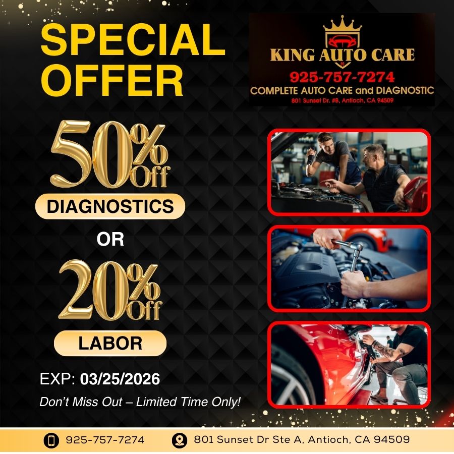 King Auto Care | Auto repair & Oil changes service in Antioch, CA 94509